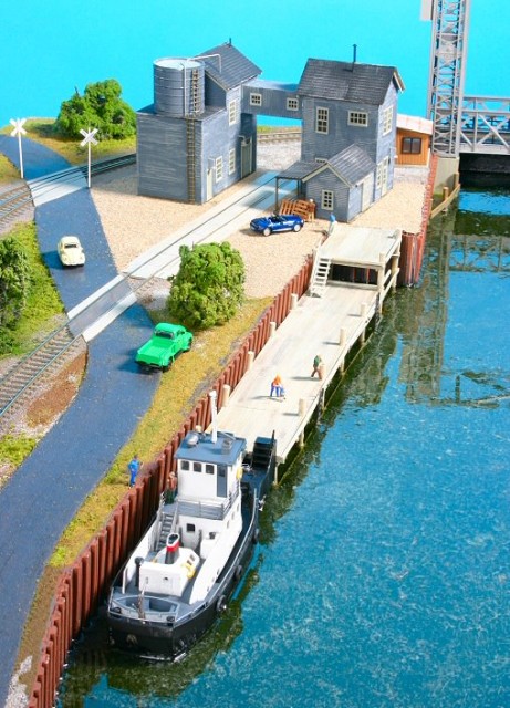Gateway NMRA » Buildings, Tow Boat, and Structures on the Riverport ...